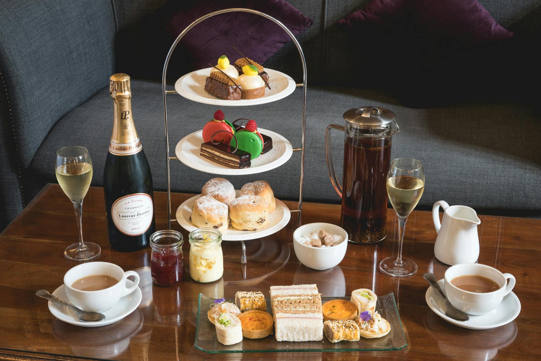 Laurent-Perrier, the perfect afternoon tea pairing - Boringdon Hall