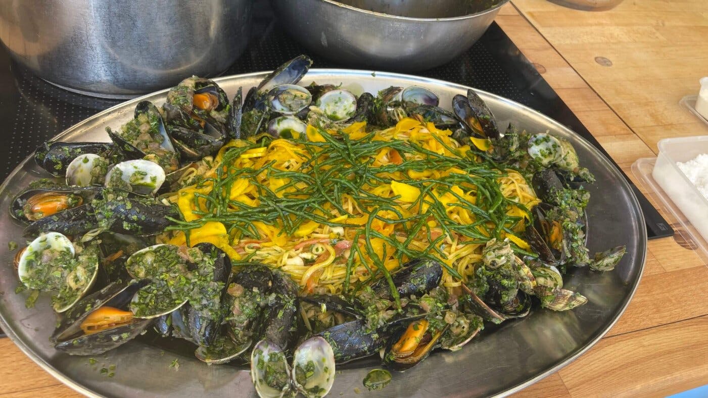 Cambium Head Chef Dylan James' Linguine Vongole Recipe - Careys Manor ...