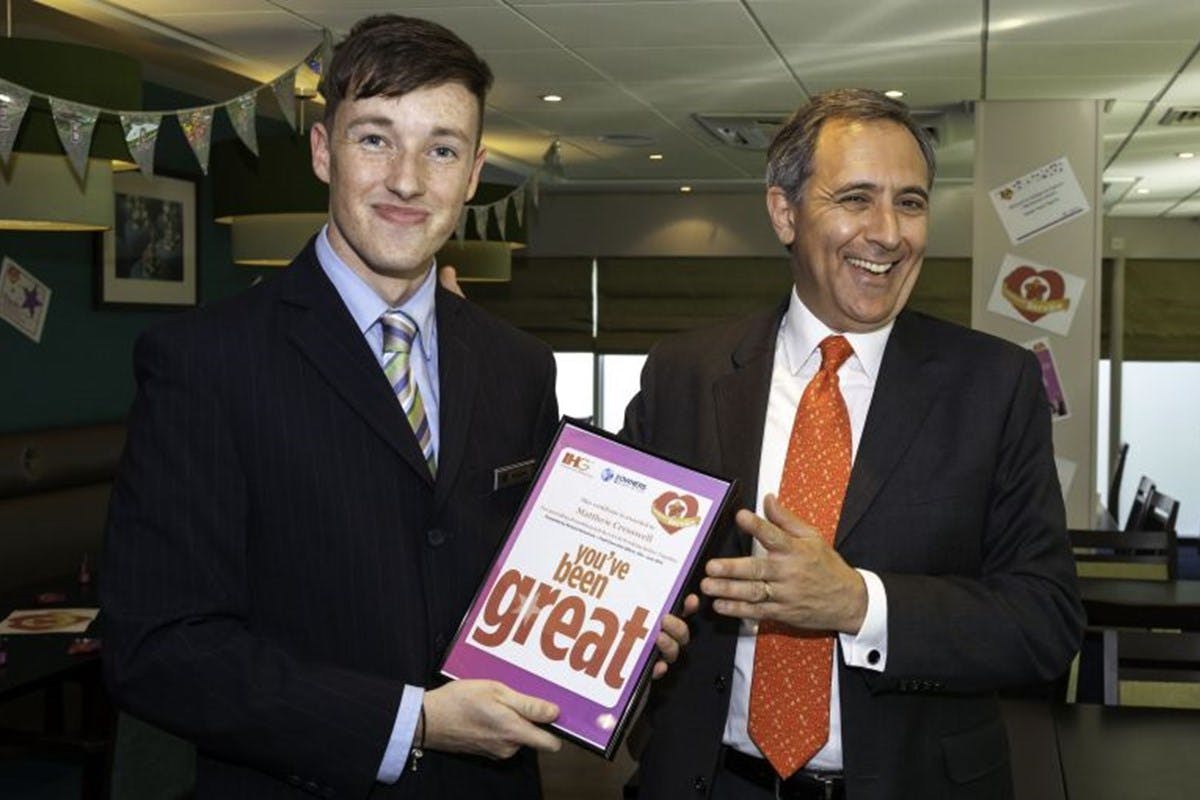 IHG CEO visits 2M Holiday Inn Express Manchester airport - RBH Management