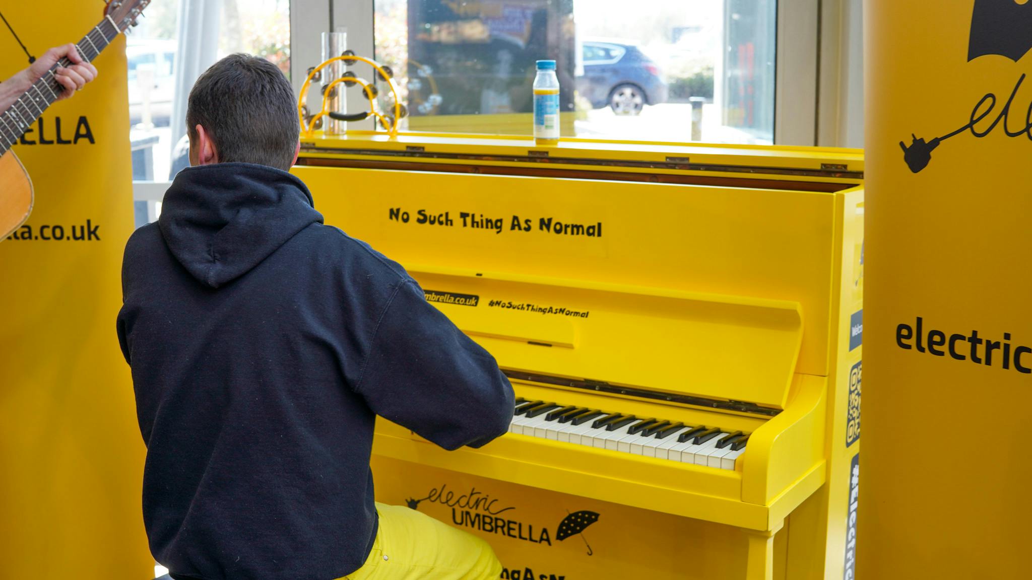Yellow Grand Piano Boston UP 132E PE | Tyneside Piano Company