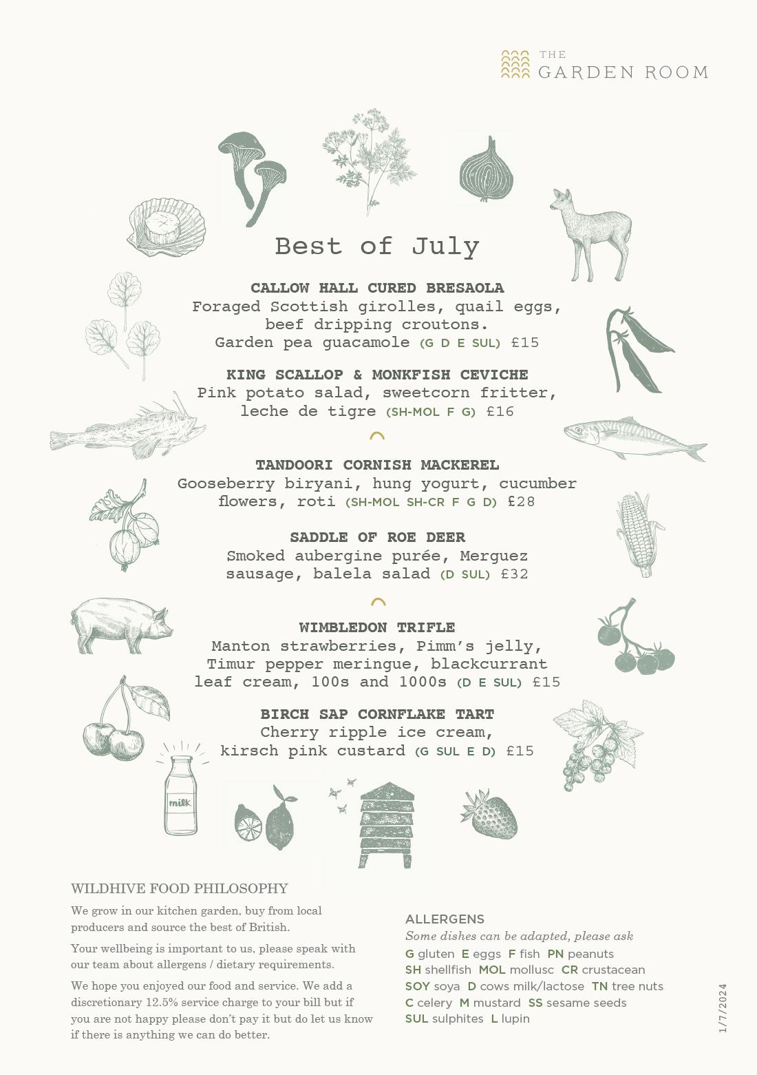 Garden Room Restaurant | Callow Hall, Peak District